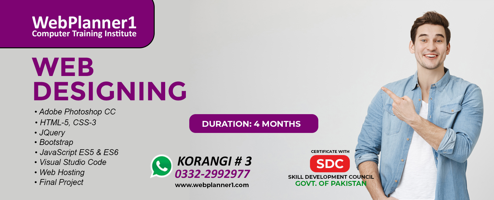 Leading IT Institute In Karachi | WebPlanner1 Computer Training ...